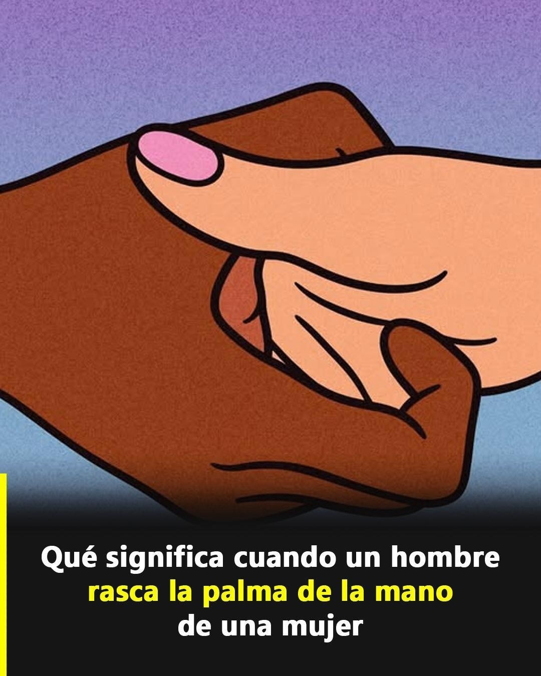 ¿Qué puede indicar que un hombre te rasque la palma de la mano ...